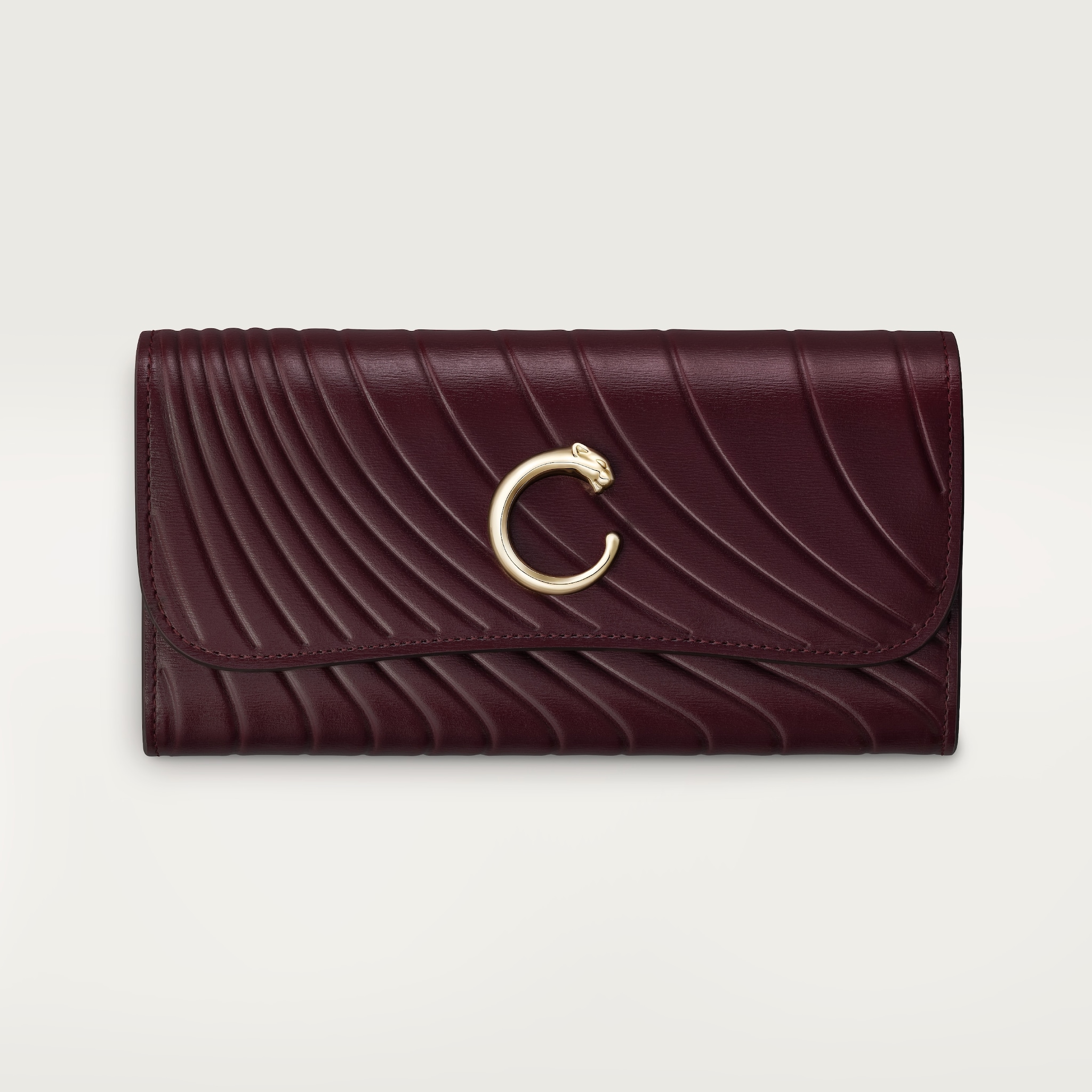 CRL3002592 - International wallet with flap, Panthère C - Grape ...