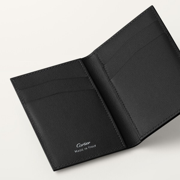 CRL3002539 - 4 credit card holder, Cartier Losange - Black debossed ...